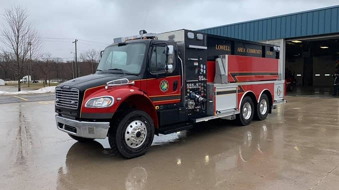 New Fire Truck Added to Department Fleet - Lowell's First Look