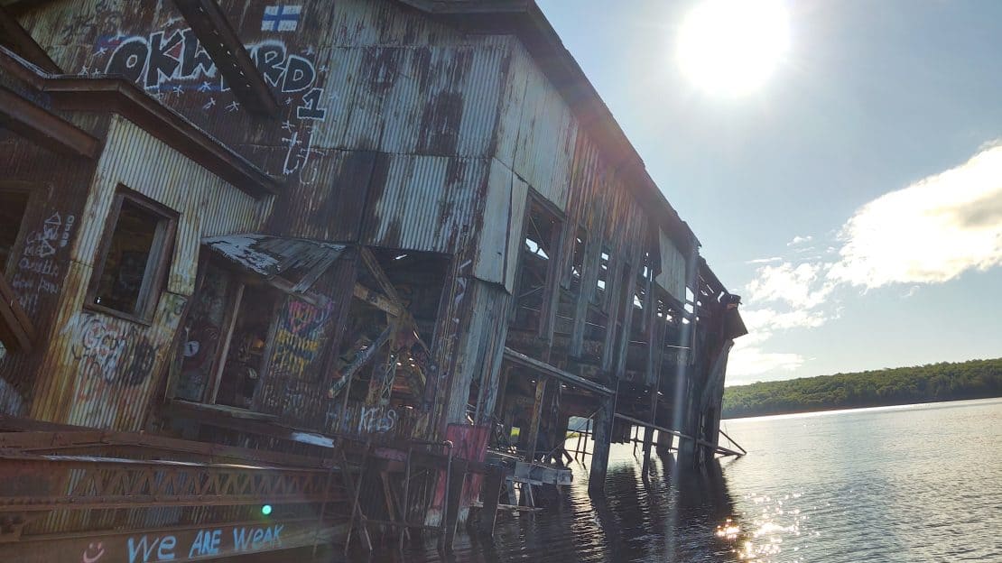 The Restless Viking: An Abandoned Copper Dredge - Lowell's First Look