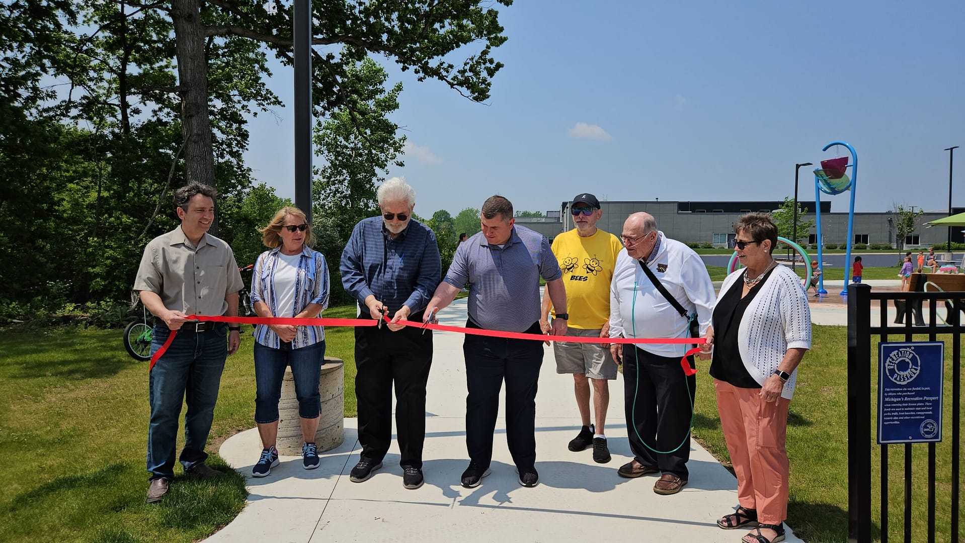 Scenes from Lowell: Splash Pad Dedication and Ribbon-Cutting - Lowell's ...