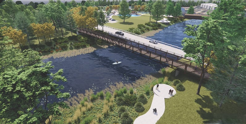 Ada Breaks Ground on New Covered Bridge Park - Lowell's First Look