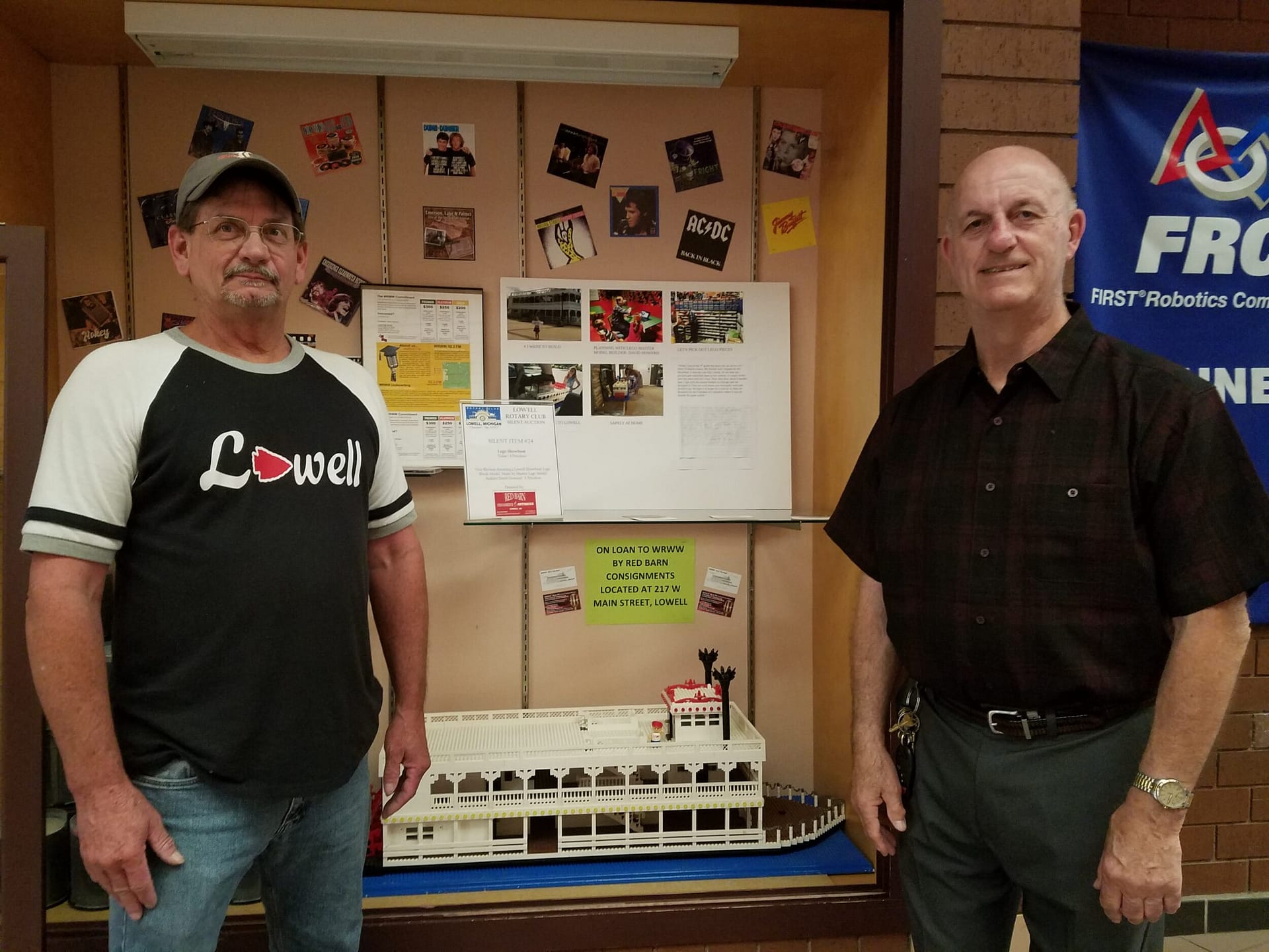 Lego Showboat on Display at Lowell High School - Lowell's First Look