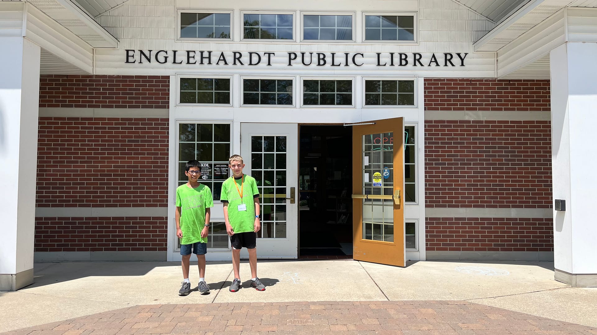 Teen Crew Volunteers at Englehardt Library Throughout the Summer