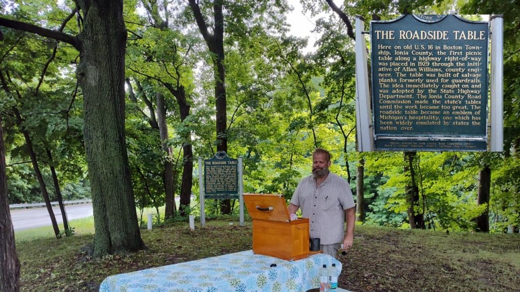 The Restless Viking: The First Roadside Table - Lowell's First Look