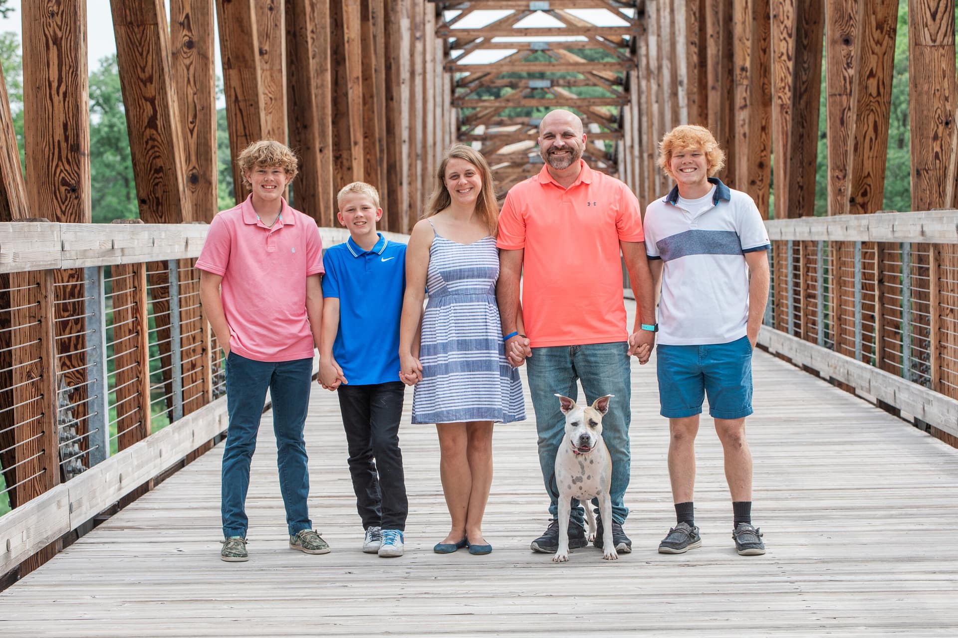 Pink Arrow Perseverance Story: Mathews Family - Lowell's First Look